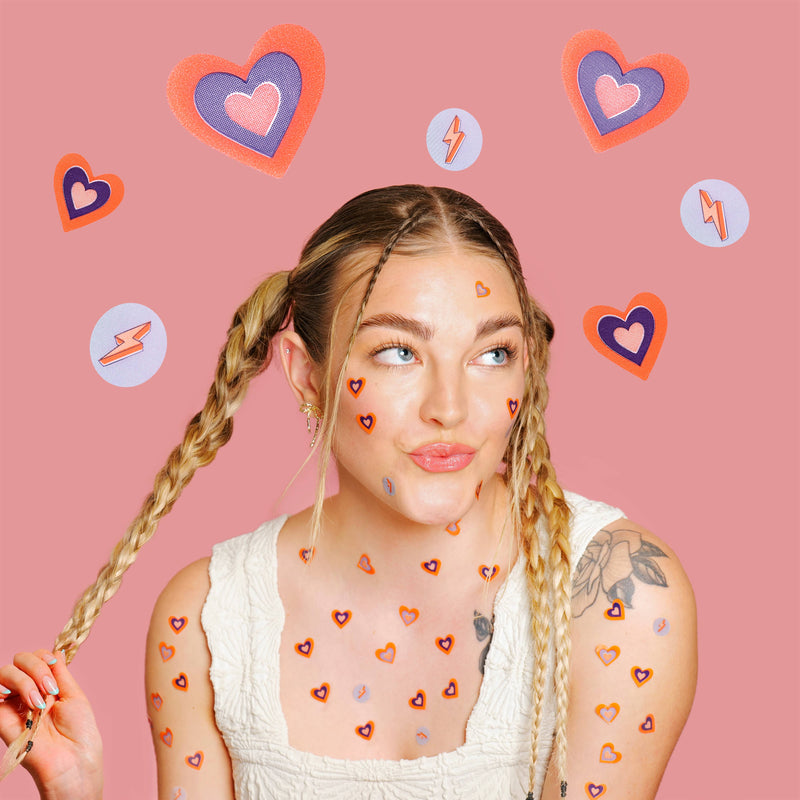 Valentines' Day Heart Throb Hydrocolloid Pimple Patches – Rockin A ...